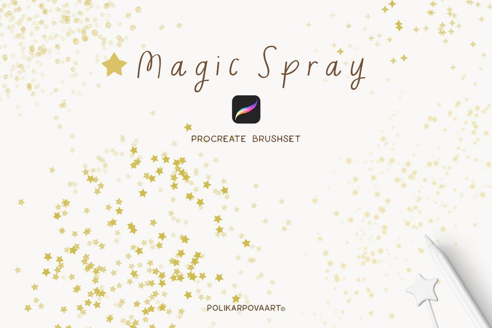 "Magic Spray" - free brushes for Procreate