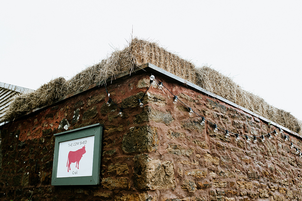 Scottish Barn Wedding at The Cow Shed Crail, Fife
