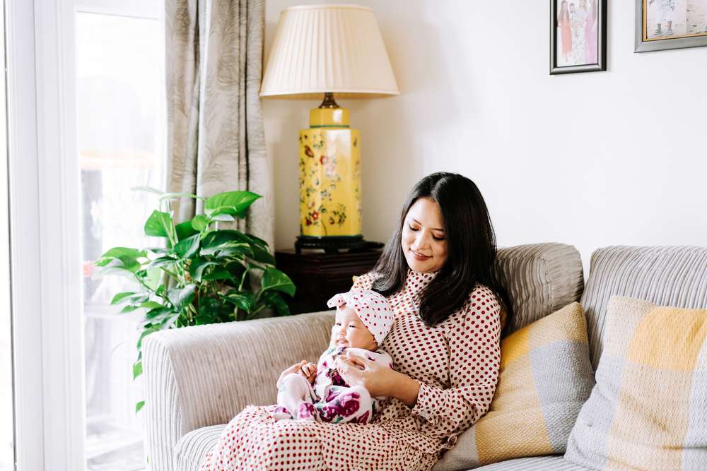Newborn photoshoot in Ashford, Kent.
