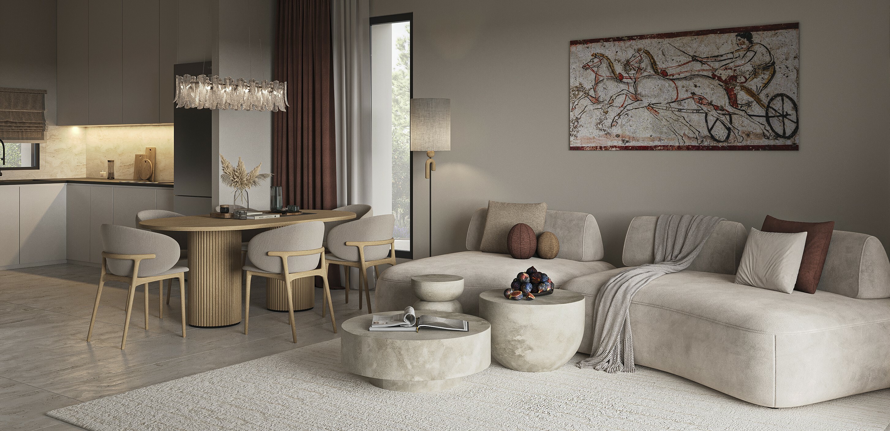 Εσωτερική τρισδιάστατη απεικόνιση στην Ελλάδα - Focal Point Studio