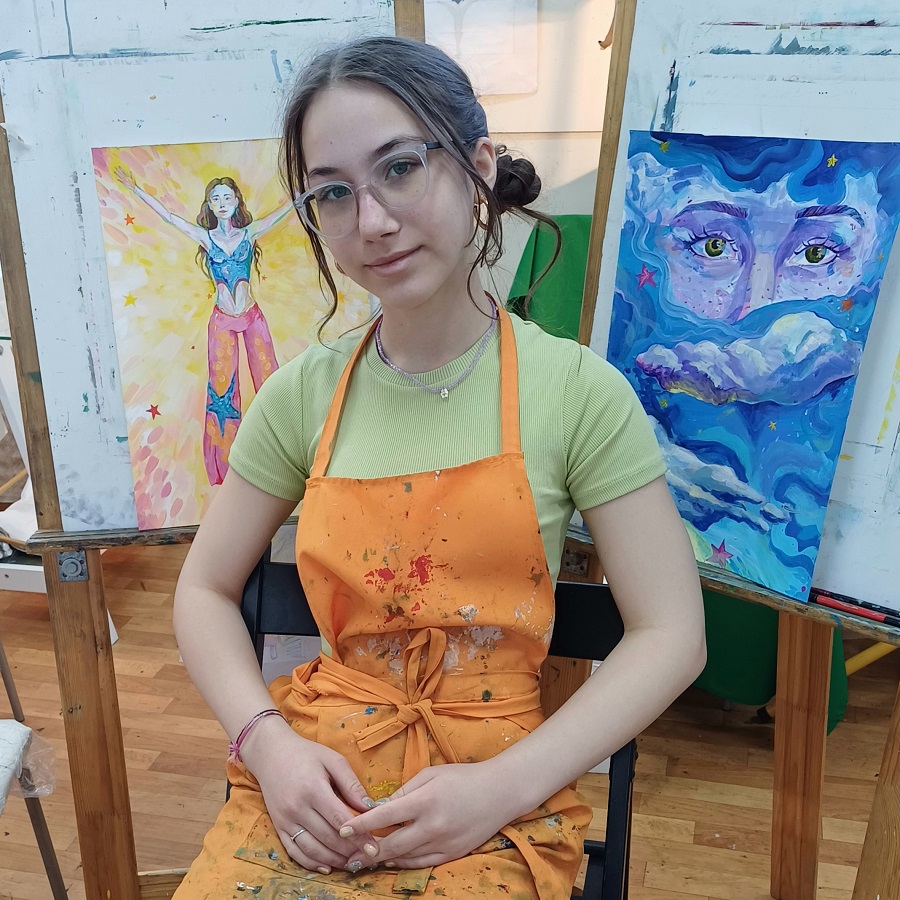 Софья и Jotto Художественная Школа.