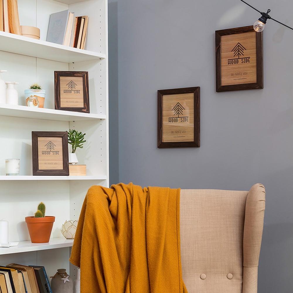 Rustic picture frames- Wood Side Orbis