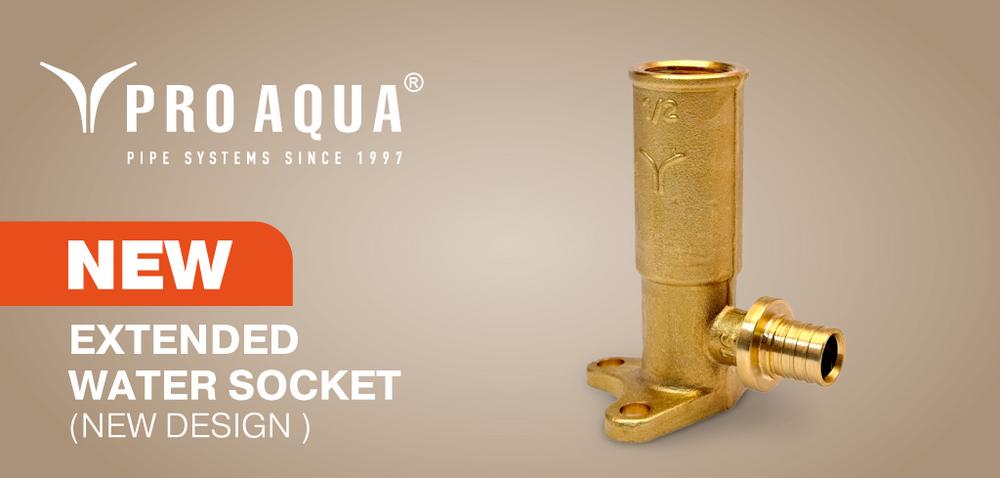 New design of extended PRO AQUA water socket
