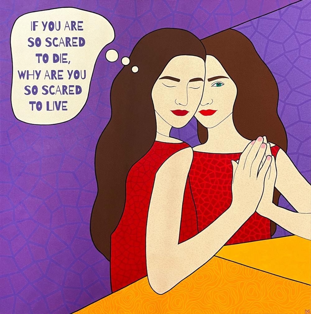 acrylic paintings by Maria Musiiaka