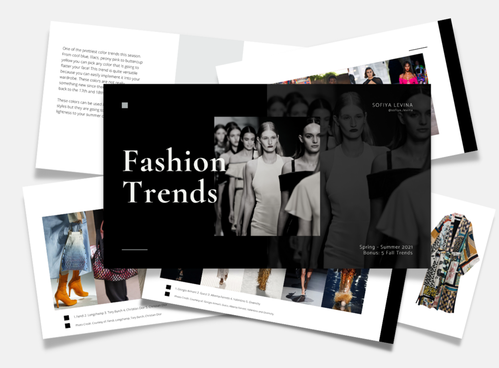 Summer 2021 Free Trend Style Guide