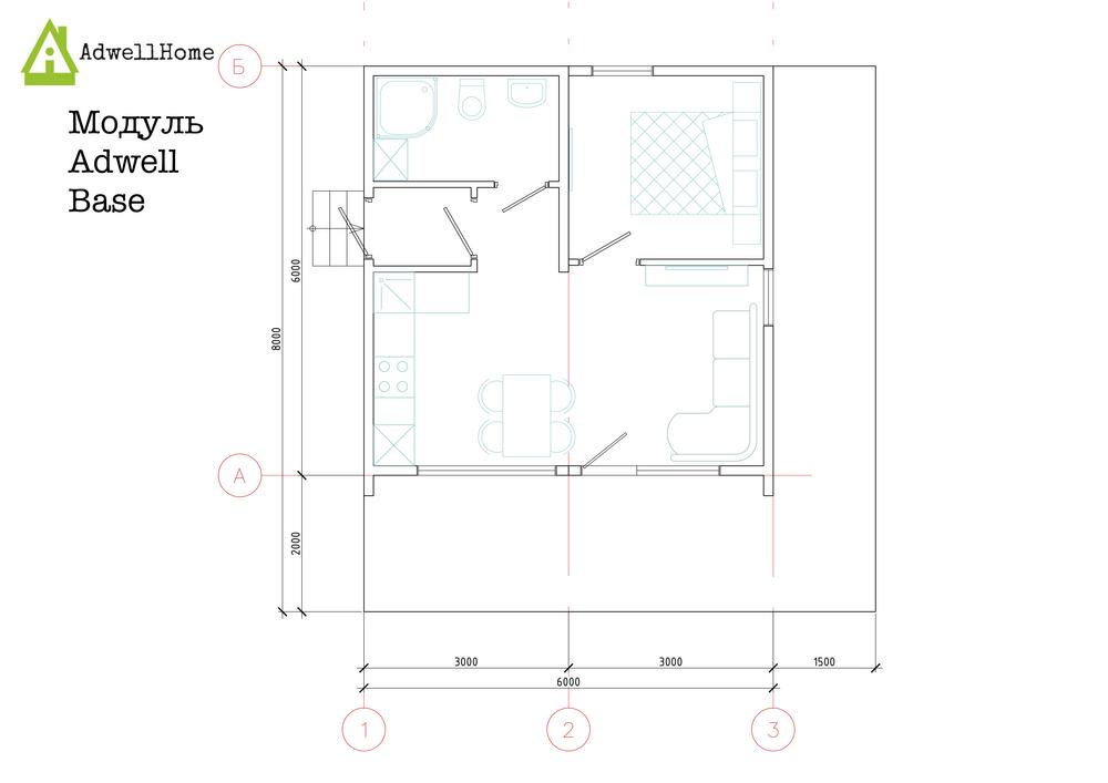 Модуль Adwell Base 36м2